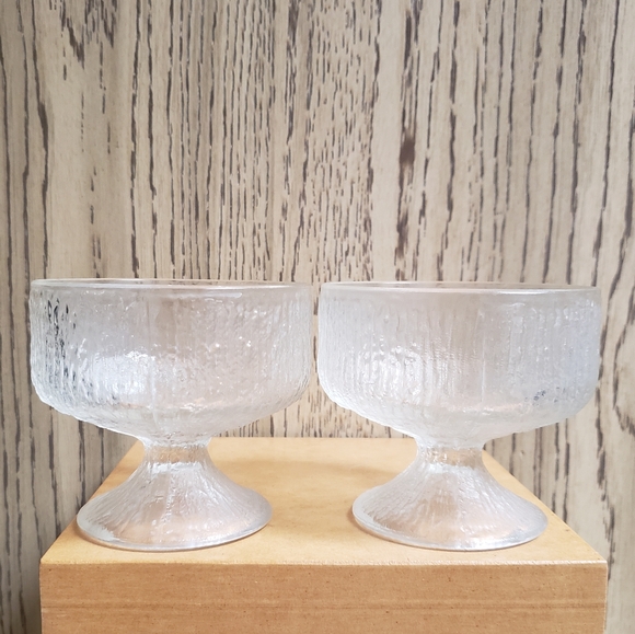 Indiana Glass | Dining | Vintage Indiana Glass Crystal Ice 2 Glass ...